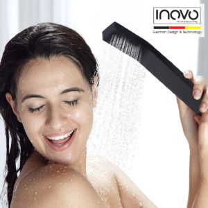 INOVO® Ońyx Piano Design Rain Shower Column Set in Silver- PUB WELS ...