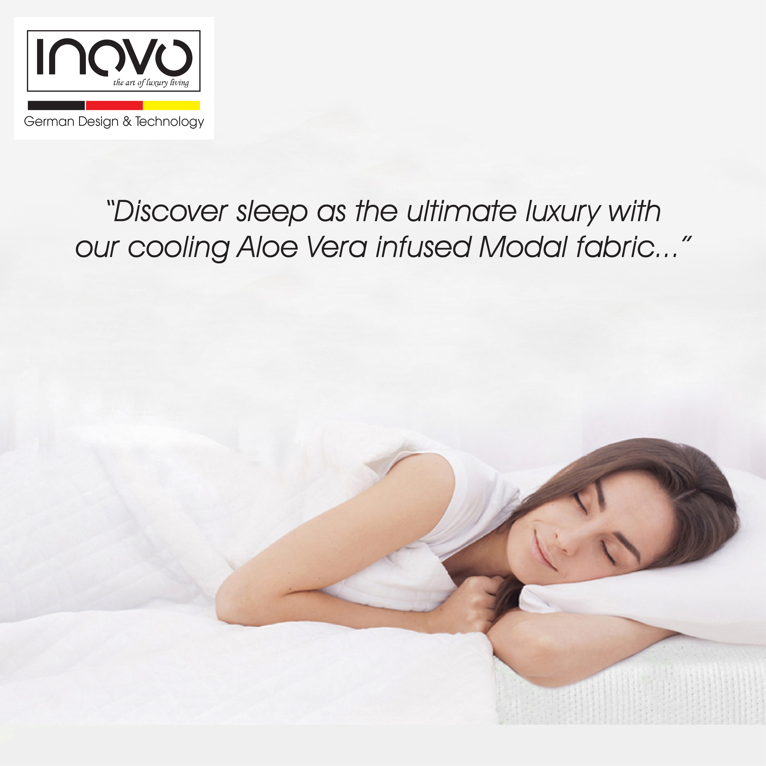The INOVO® PURE Memory Foam Orthopedic Mattress- Ultra Cooling / Medium ...